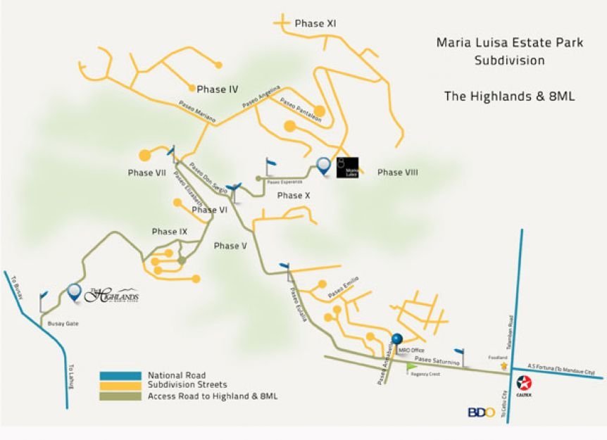MARIA LUISA ESTATE PARK, Cebu - 61 Houses for sale and rent - Dot Property